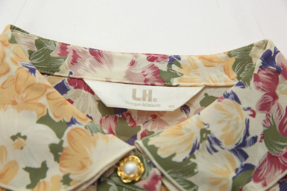 Tokyo Blouse 폴리 긴팔 블라우스 가슴단면 52cm